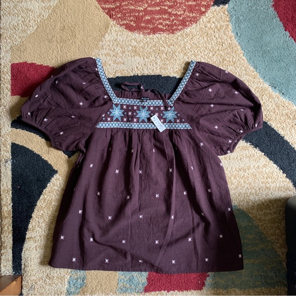 Madewell | Tops | Madewell Embroidered Blouse | Poshmark